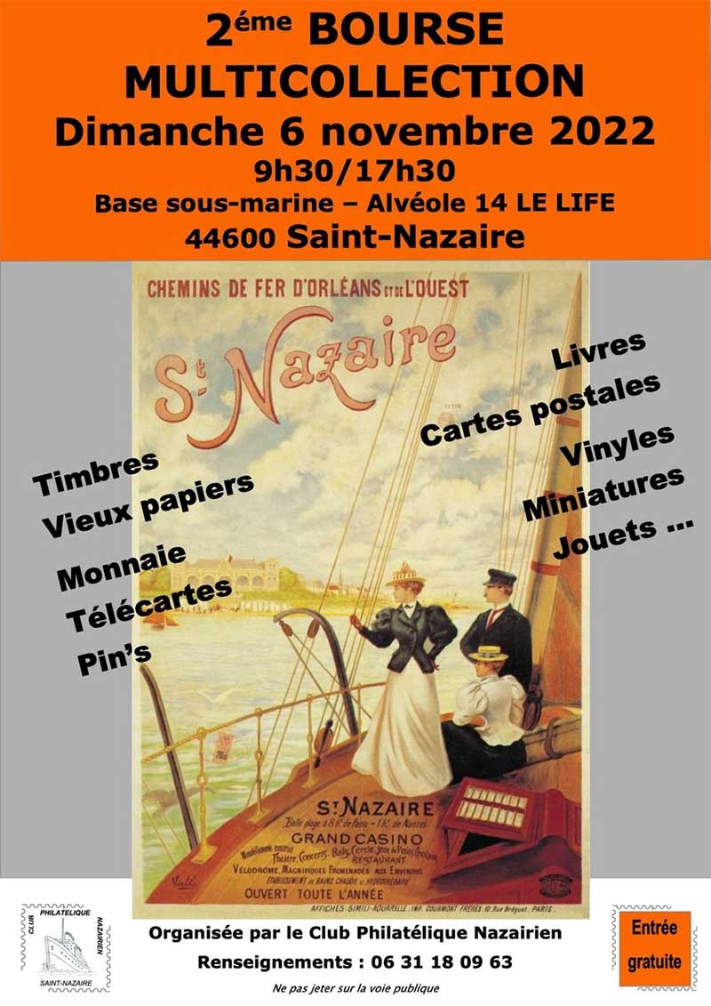 2ème bourse multi-collection - Saint-Nazaire le 06/11/2022