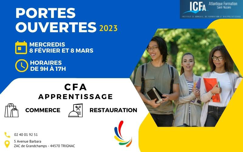 Portes Ouvertes ICFA - Trignac le 08/03/2023