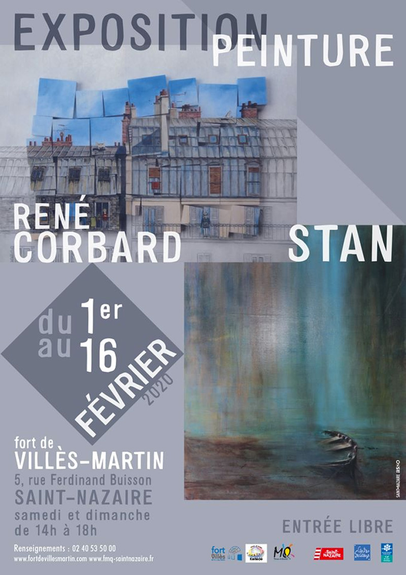 Exposition de peinture de René Cobard et Stan - le 01/02/2020