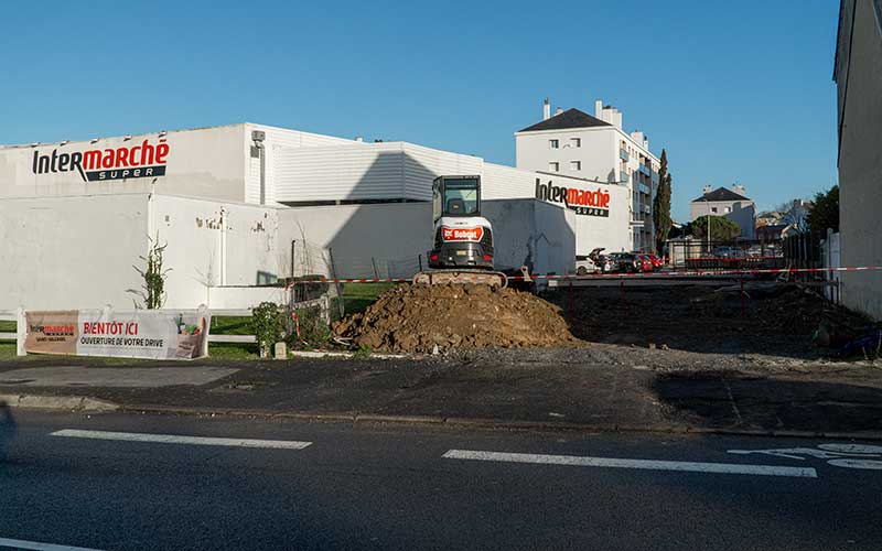 Saint-Nazaire : les travaux du futur Drive d’Intermarché ont débuté